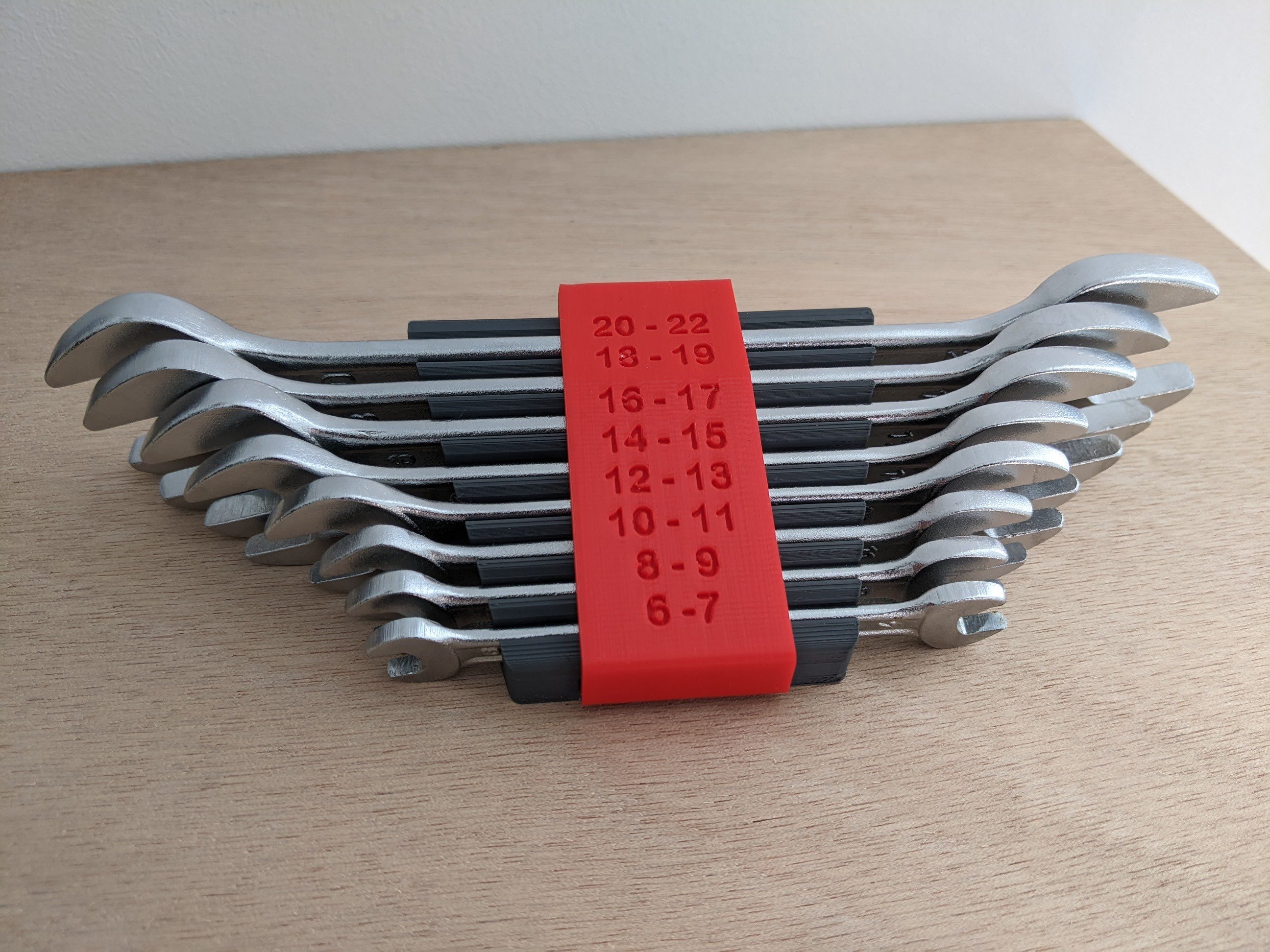 Wrench set holder by Nalrod | Download free STL model | Printables.com