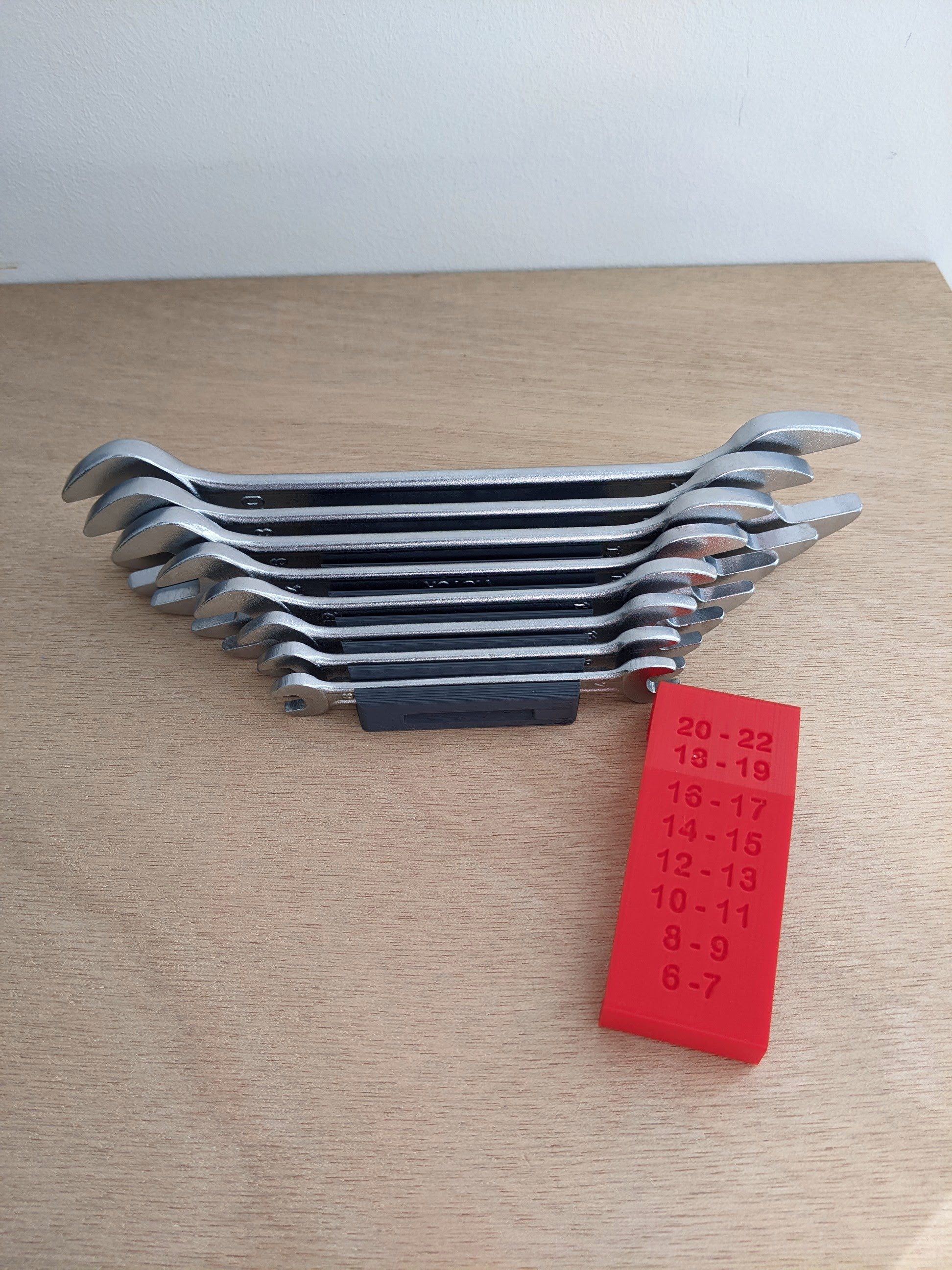 Wrench set holder by Nalrod | Download free STL model | Printables.com