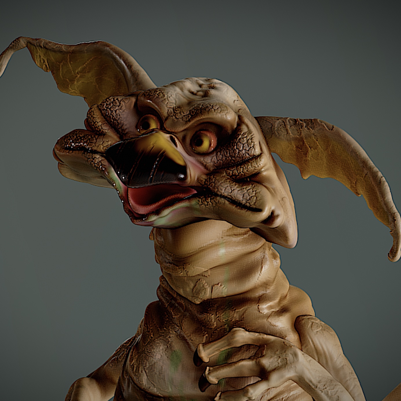 Kowakian Monkey-Lizard on a pillow by Grafit | Download free STL model ...