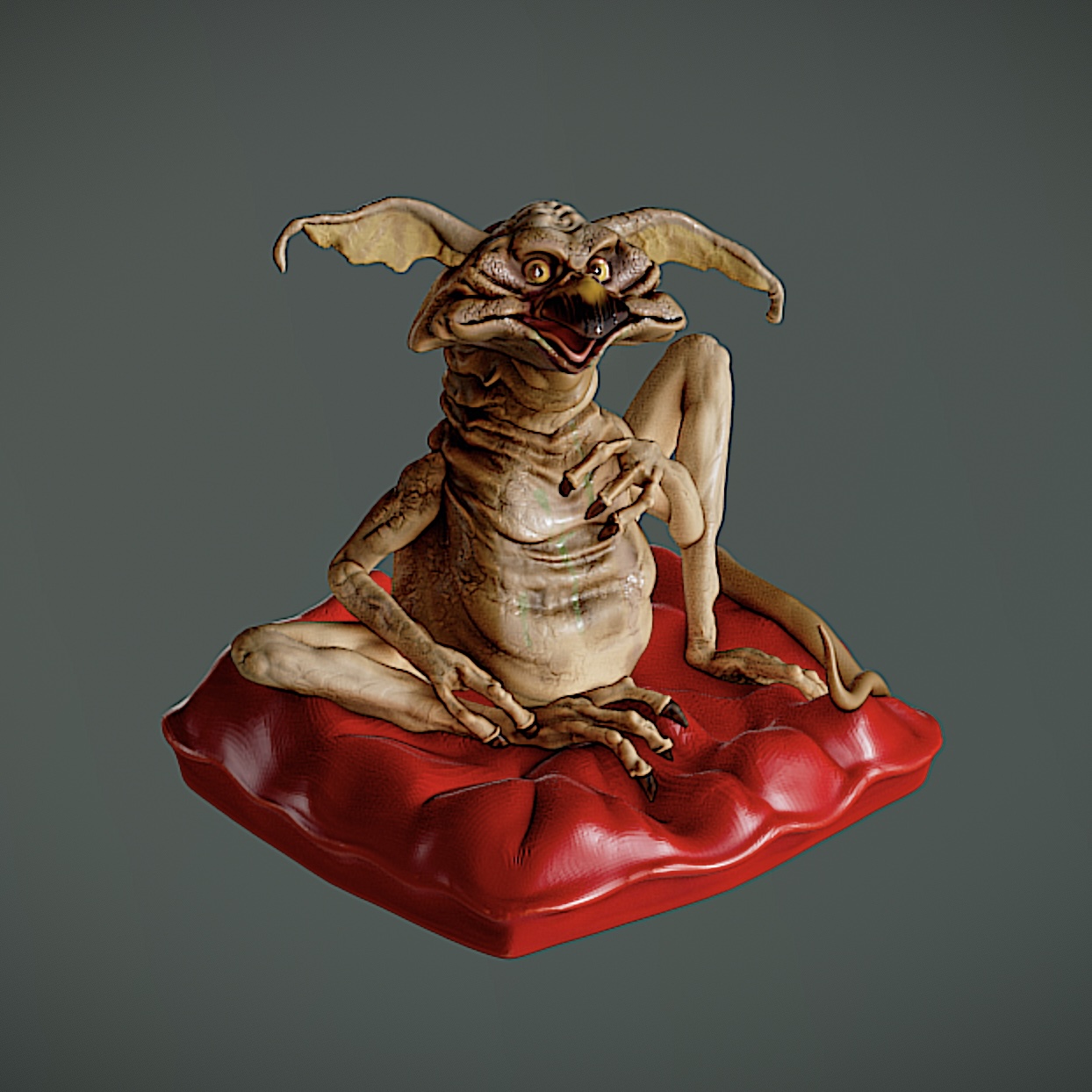 Kowakian Monkey-Lizard on a pillow by Grafit | Download free STL model ...