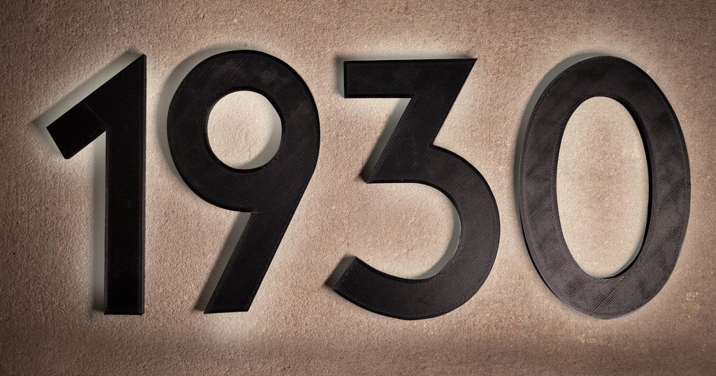 House Address Numbers by wallydoggy | Download free STL model ...