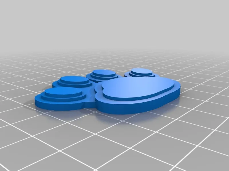 Paw Print by wallydoggy | Download free STL model | Printables.com