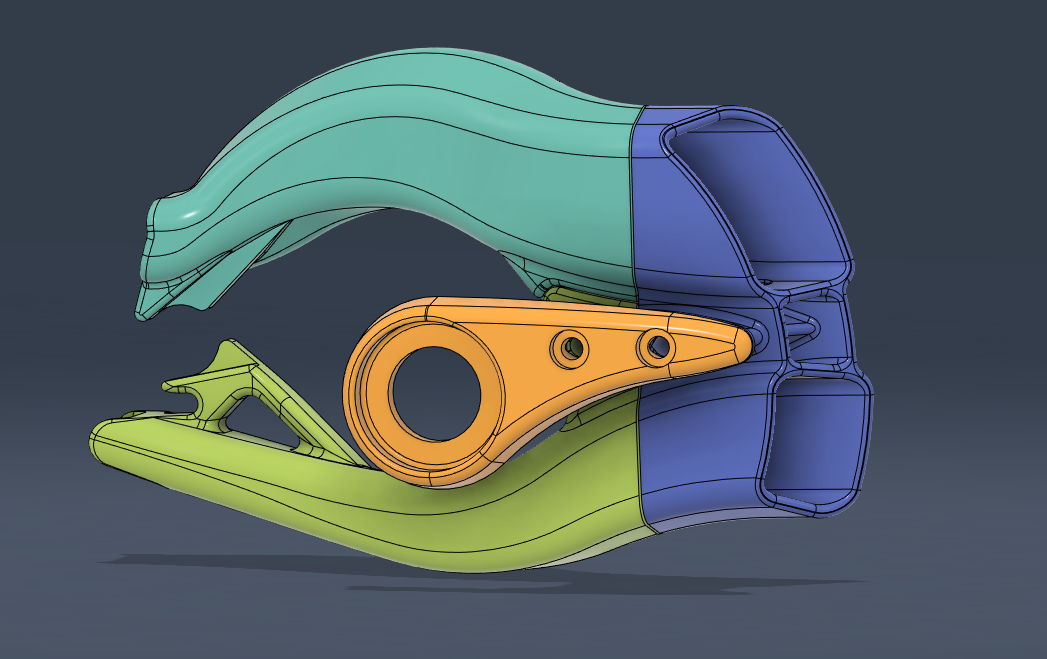 Buell xb front brake air duct by Dan Henriksen | Download free STL ...