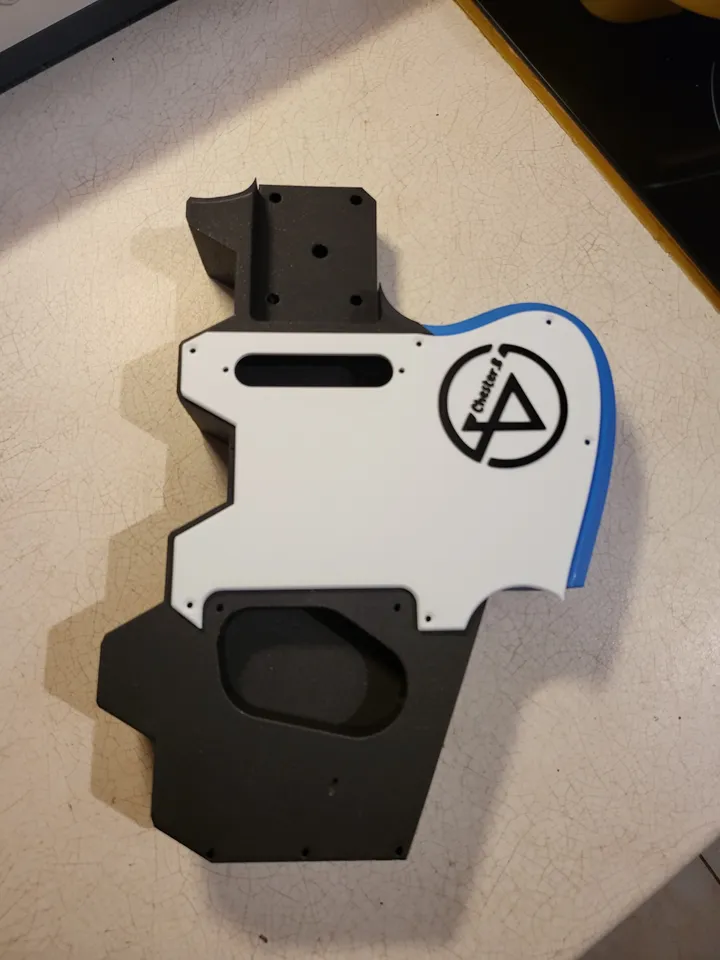 Custom Pickguard Prusacaster by Guillaume V | Download free STL model ...