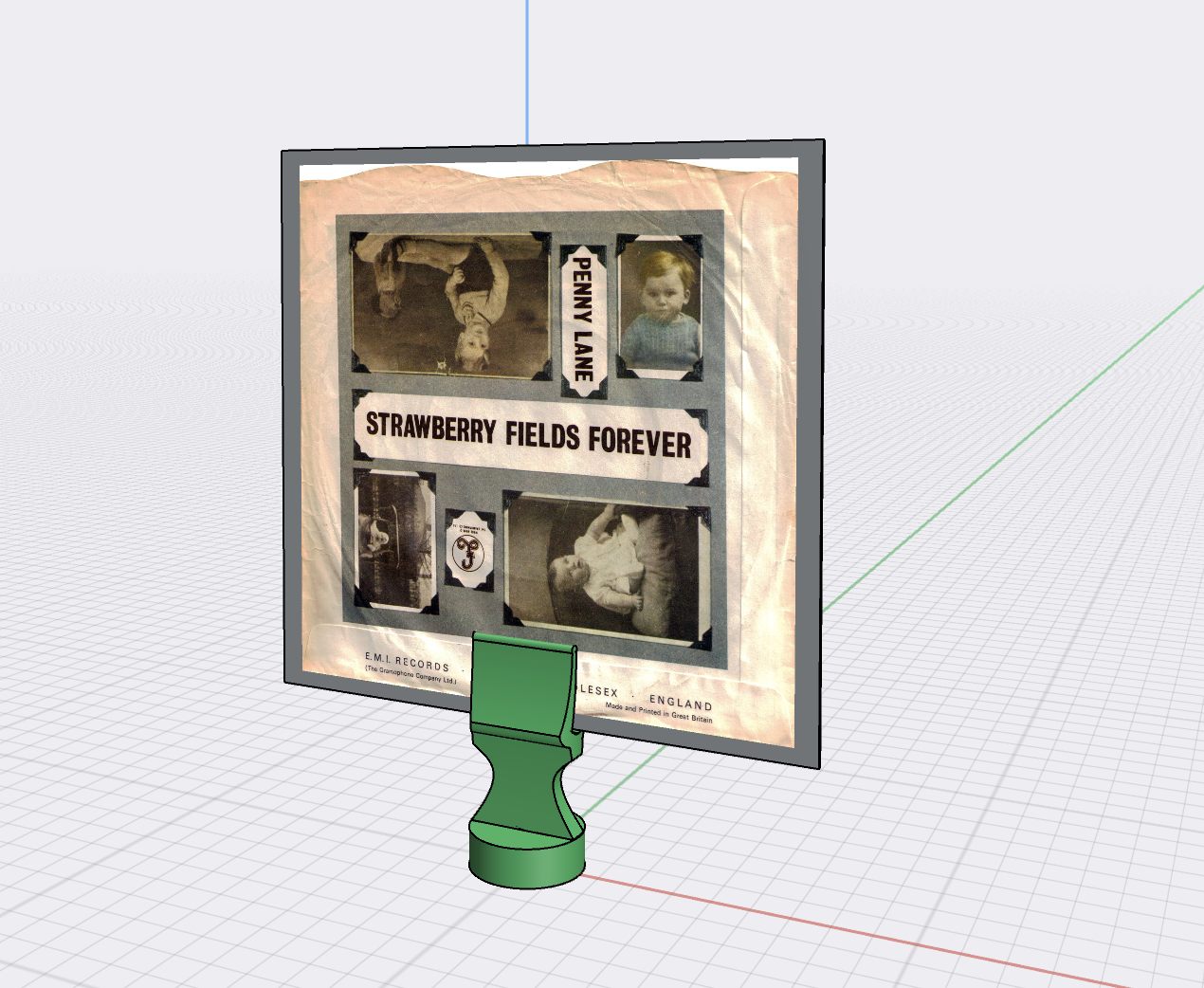 45 Album Cover Holder Record Adapter by Tim Chaney | Download free STL ...