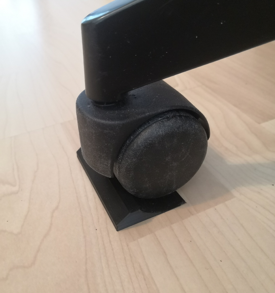 Wheel Chock for Office Chair by BastelBodo | Download free STL model ...