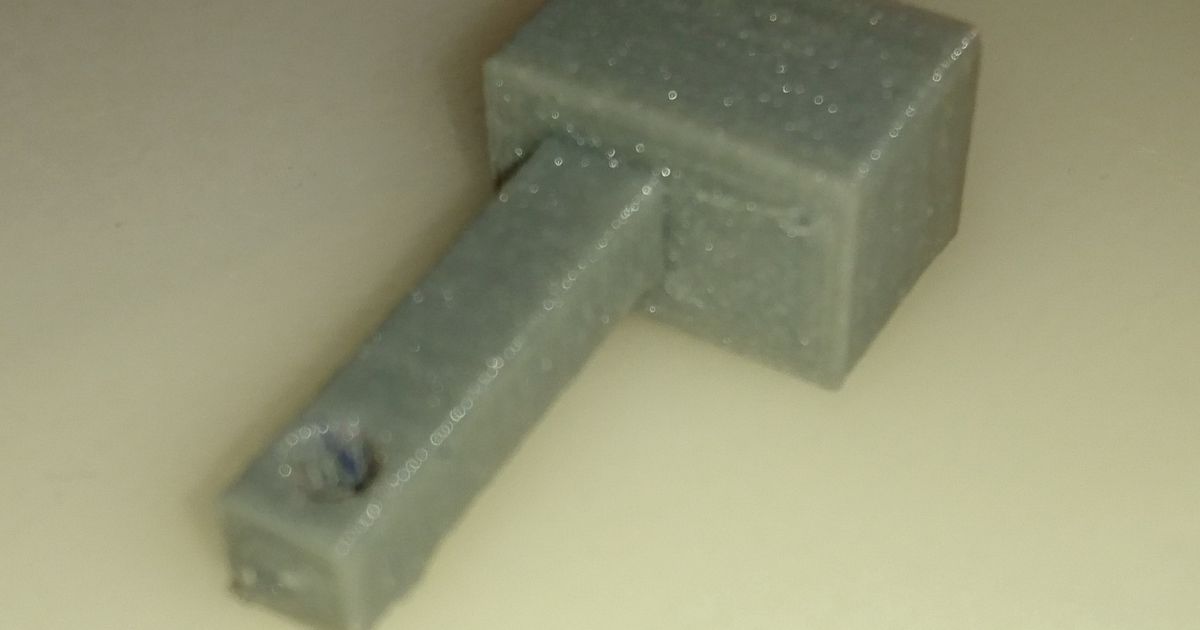 Hammer Keychain by Kartoshka | Download free STL model | Printables.com