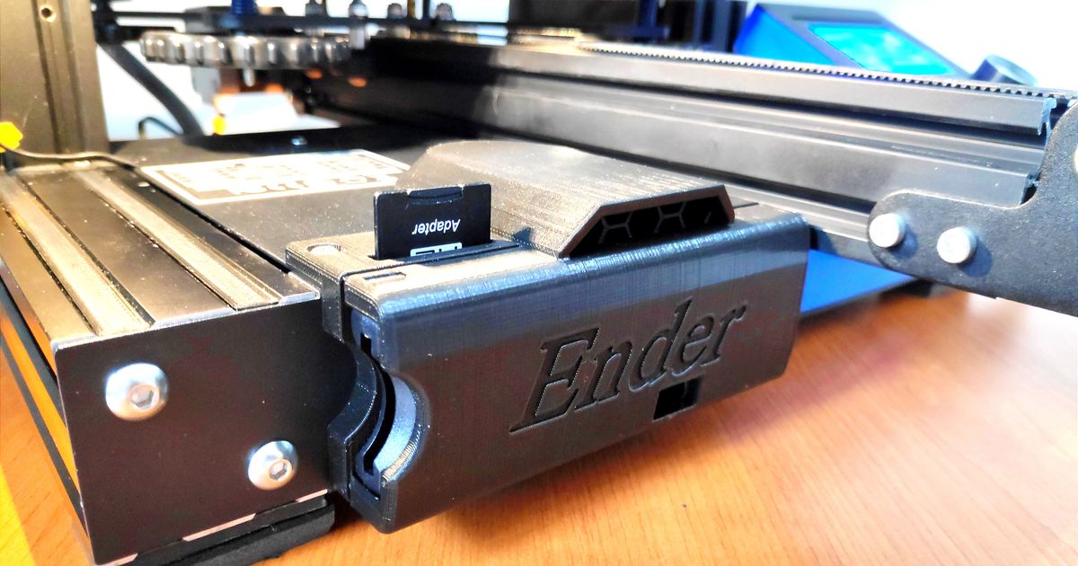 ENDER 3-fan cover and SD card reader holder in one by Narmex | Download ...