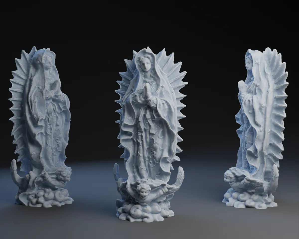 Our Lady of Guadalupe by Peter Farell | Download free STL model ...