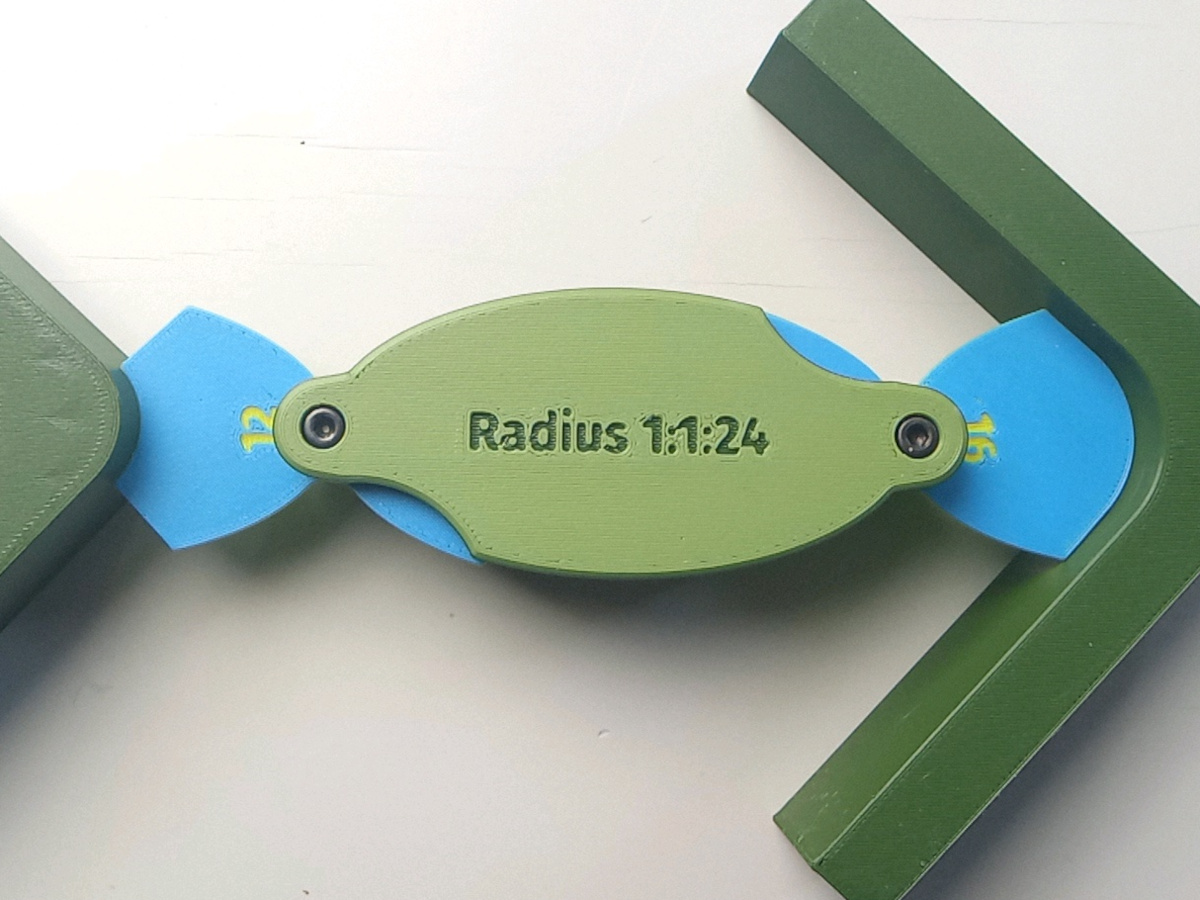 Milka's radius gauge generator by franpoli | Download free STL model ...