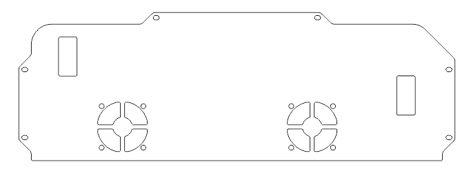 ARC back panel mods: tensioner access and chamber/stepper cooling fans ...