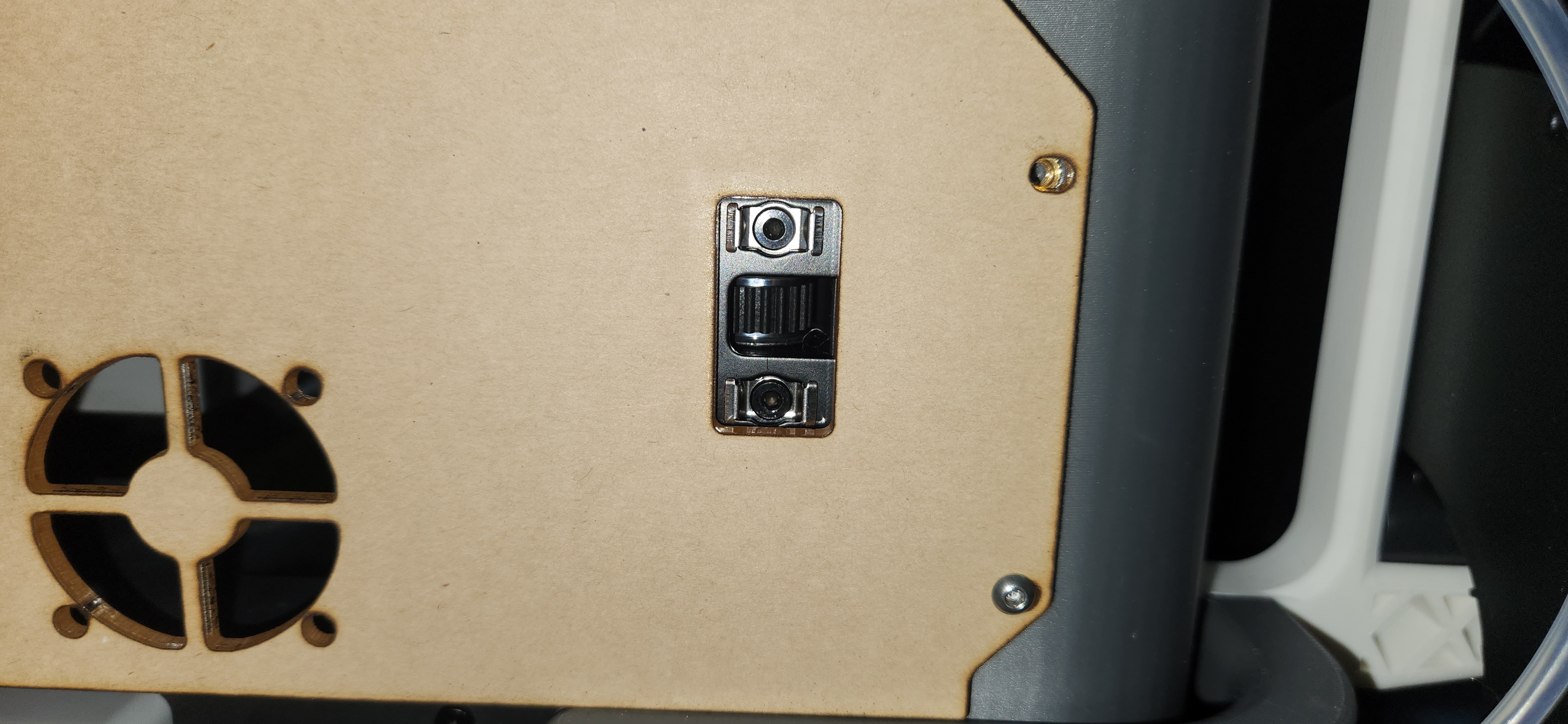 ARC back panel mods: tensioner access and chamber/stepper cooling fans ...