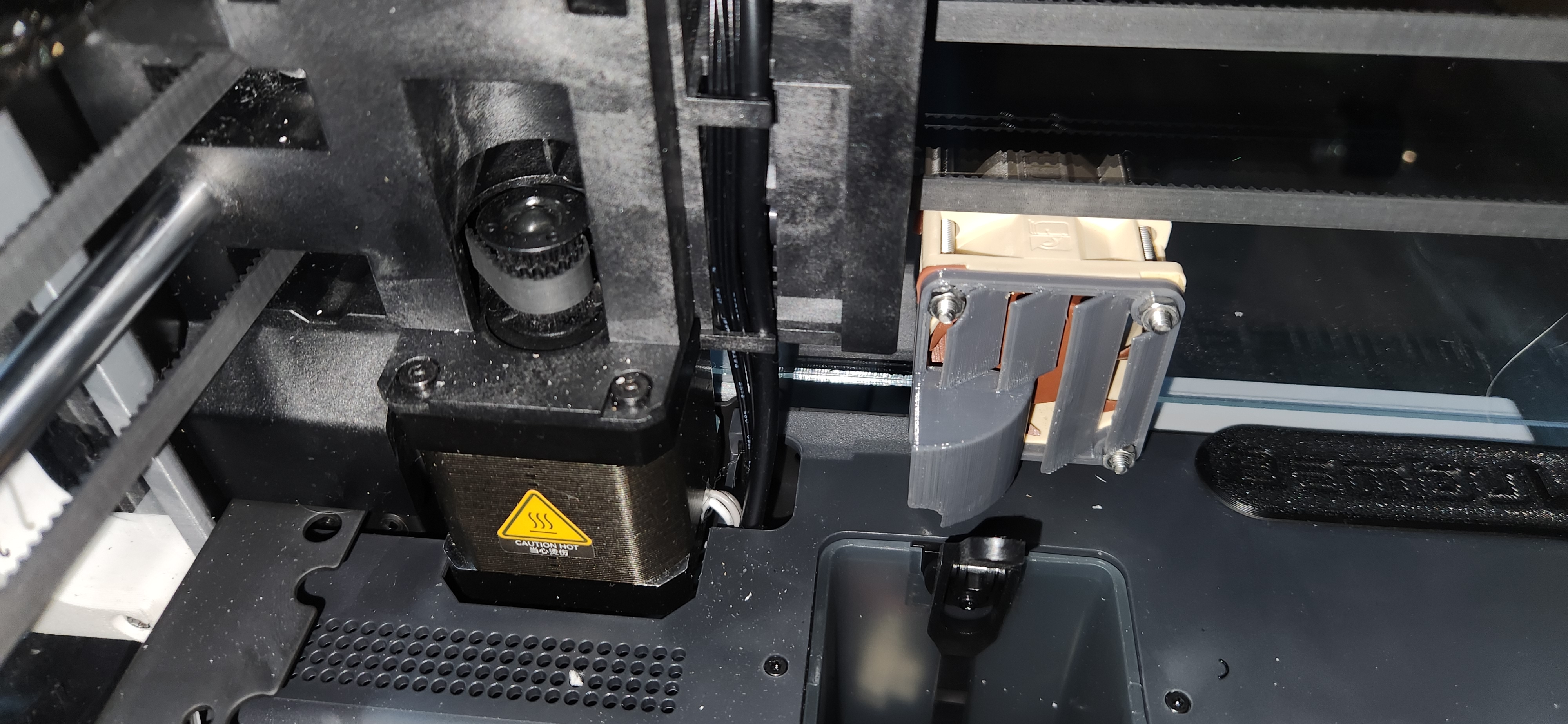 ARC back panel mods: tensioner access and chamber/stepper cooling fans ...