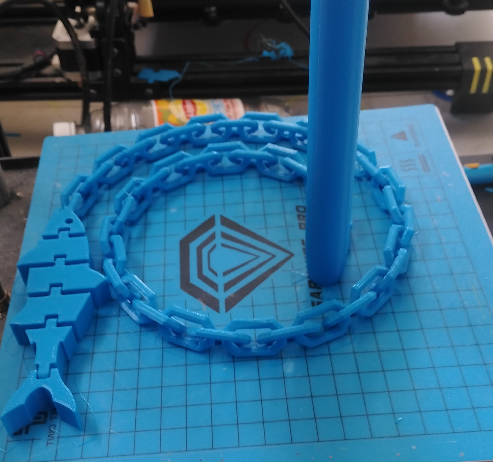 Fish Chain Cat Toy print in place - Challenging Print by Nerys ...