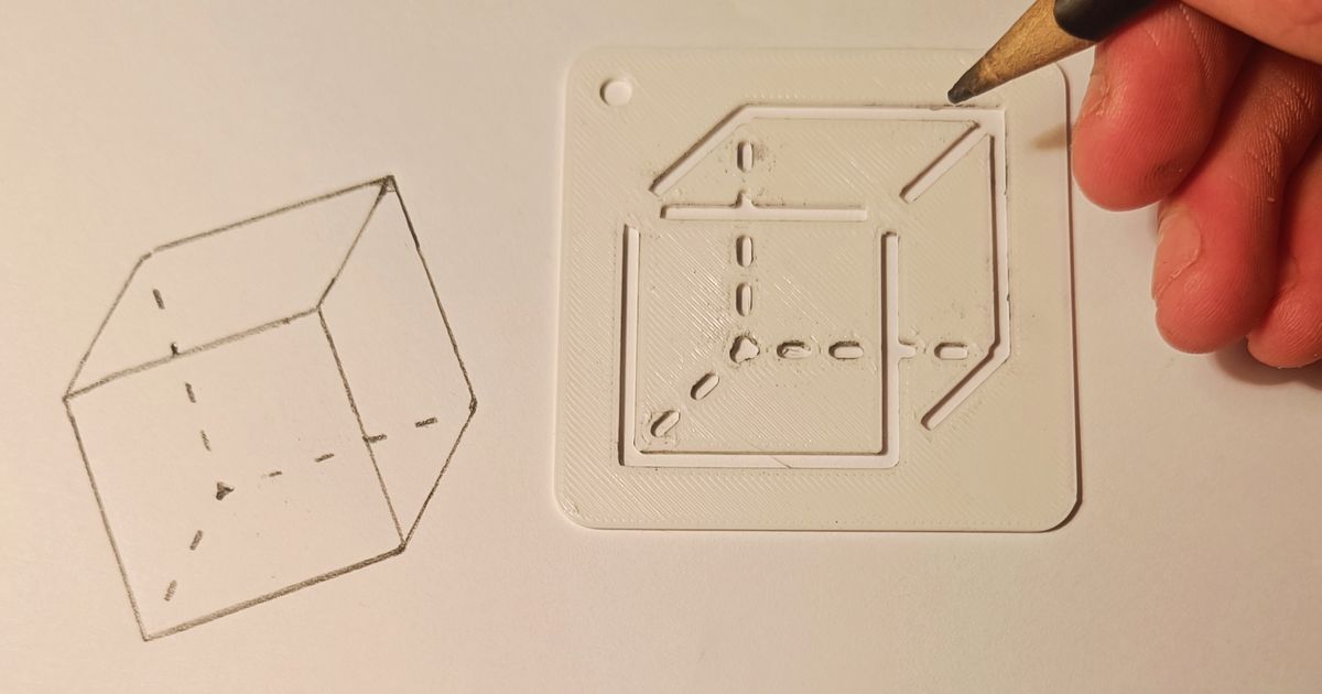Cube template by Vojtěch Růžička | Download free STL model | Printables.com