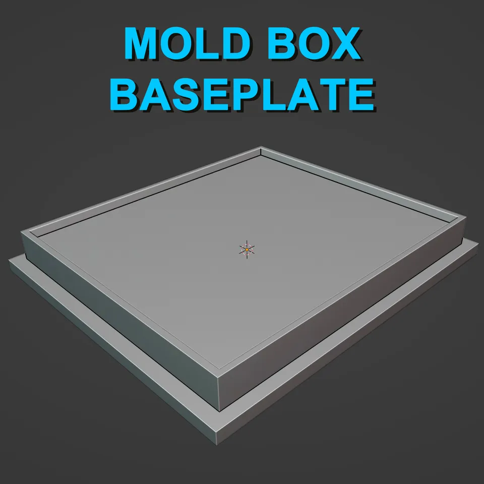 Mold Box Base for Silicone Molds / Gameboy - Gamecube Buttons by ...