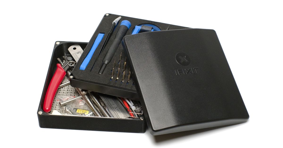 Extension Tray for iFixit Essentials Kit by Geoff | Download free STL model | Printables.com