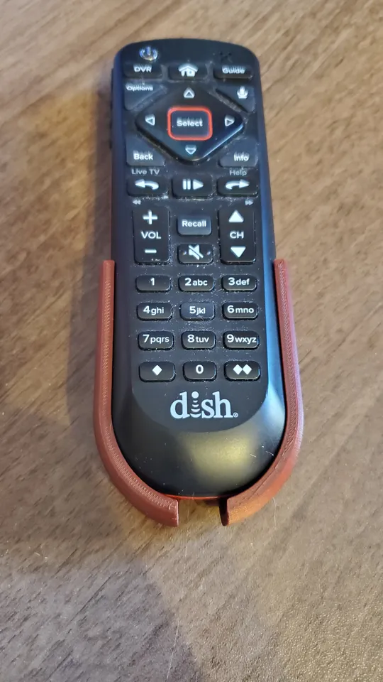 Dish Network Remote Holder by Ken | Download free STL model ...