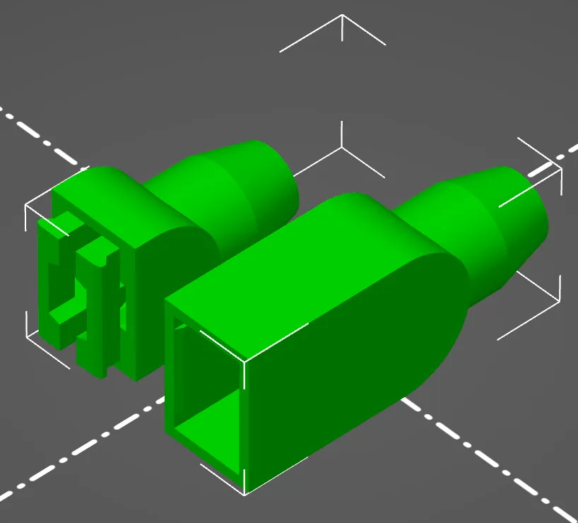 Faston Terminal Case 6.35 by Jaroslav Pacner | Download free STL model ...