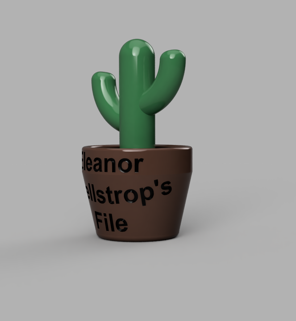 Eleanor Shellstrop File Cactus (The Good Place) by KC Ortiz | Download ...