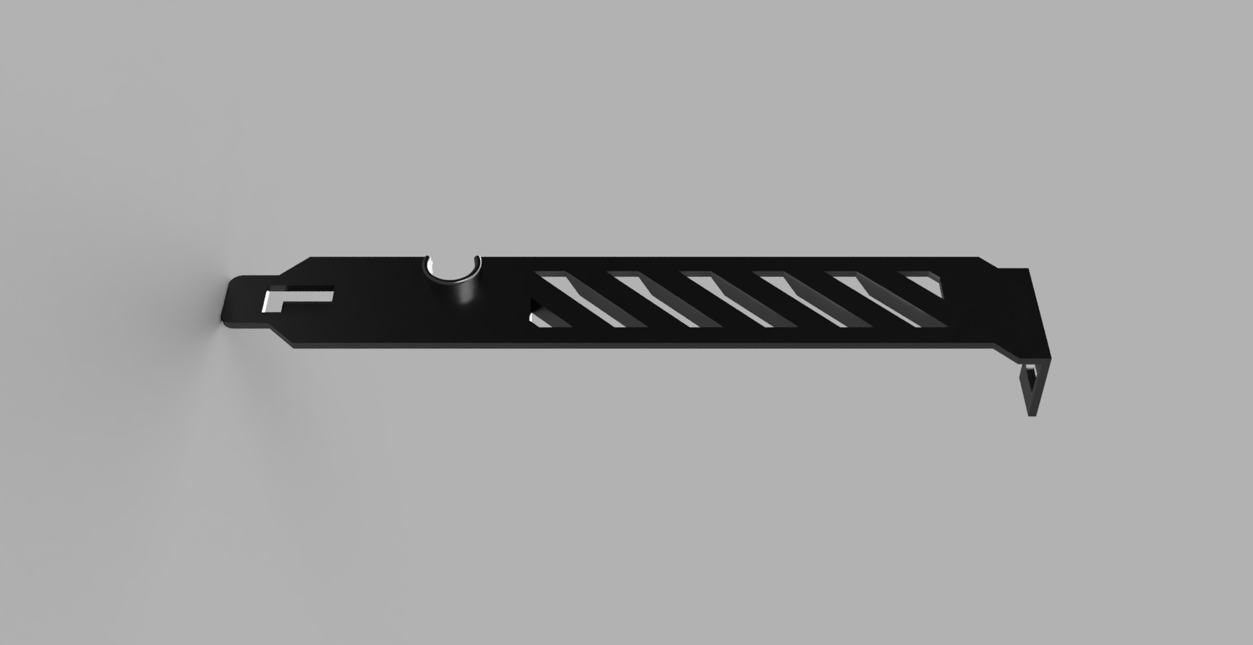 PCIE Bracket - Cable feed through by hgross | Download free STL model ...