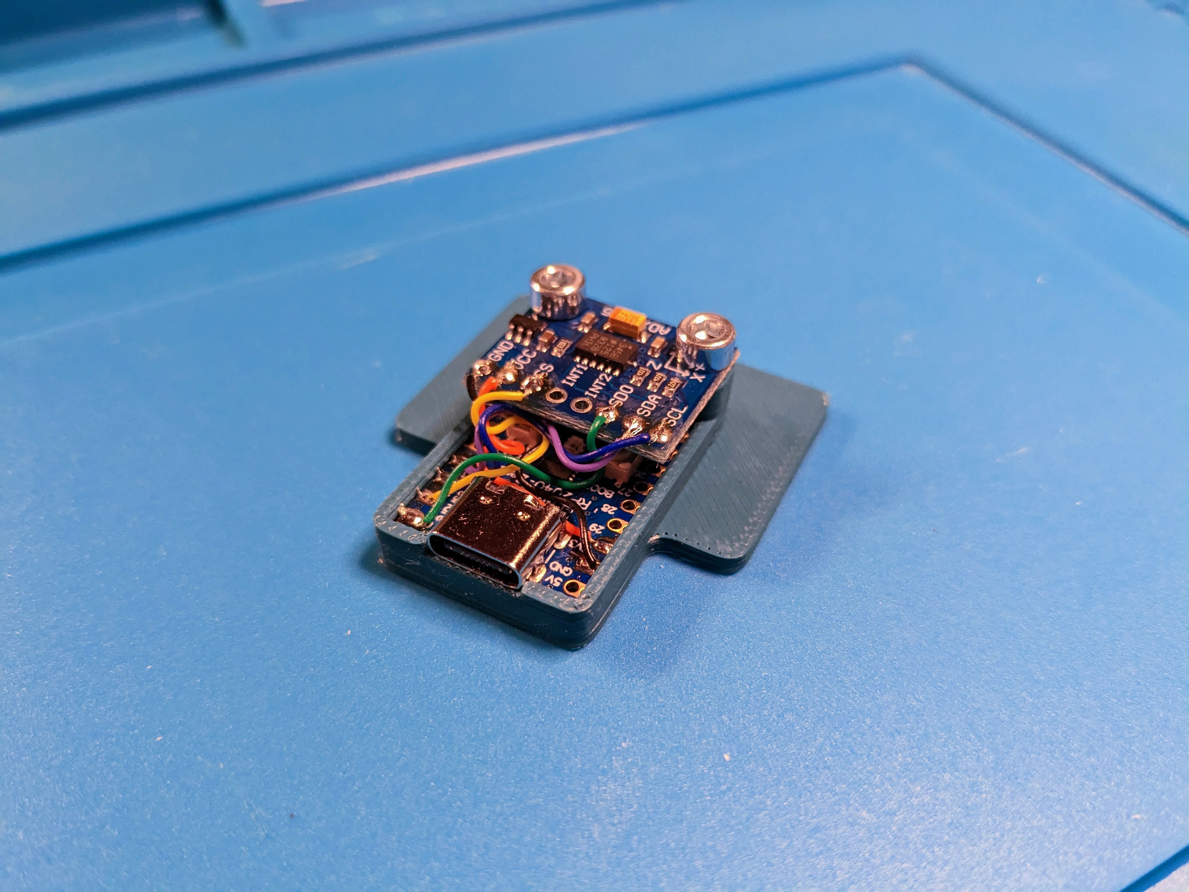 Clip-On RP2040 Zero ADXL 345 Input Shaper Probe by pulsar | Download ...