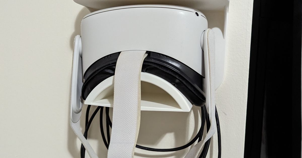 Command Strip Oculus Wall Mount by Ranger | Download free STL model ...