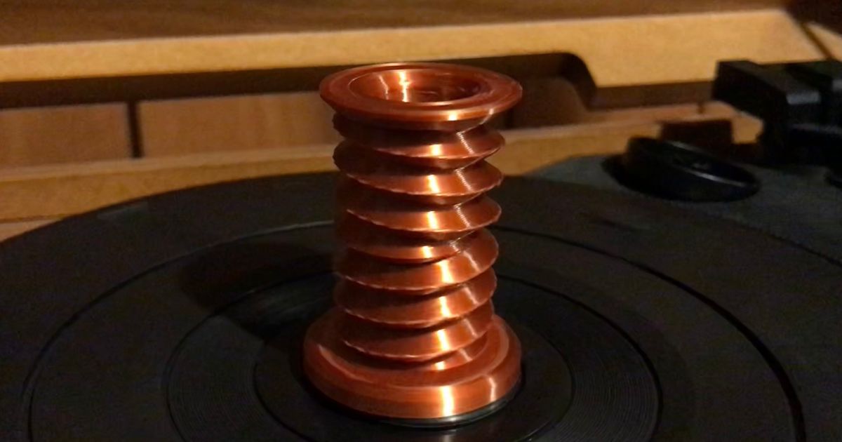 45 Record Adapter with Opposing Screw Thread Illusion by mr8080 ...