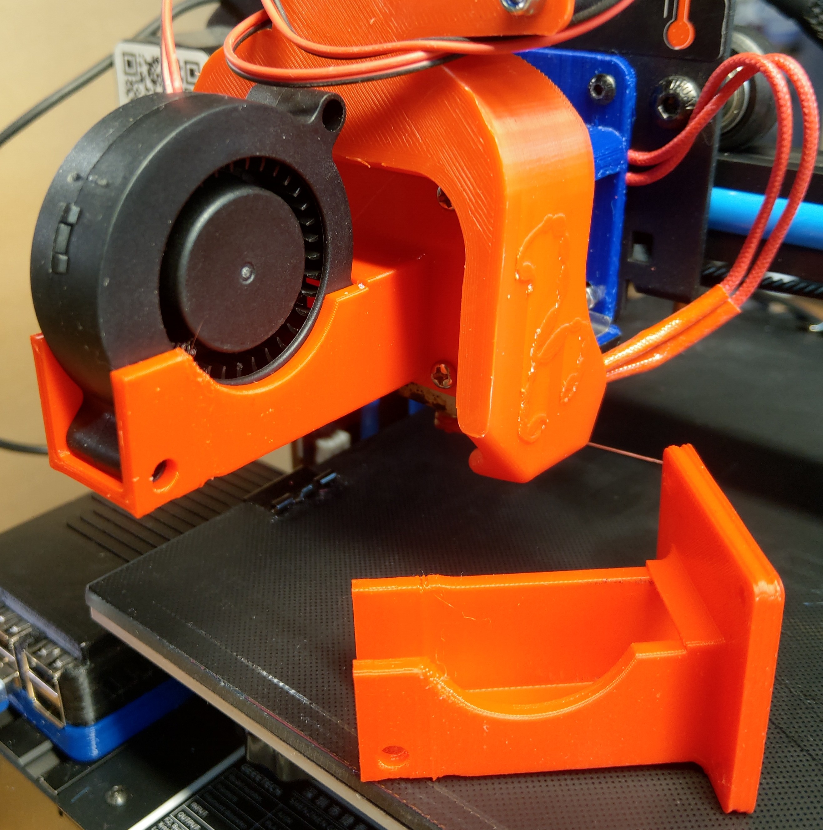 5015 Blower to 40 mm Radial Fan adapter by ProwlerON | Download free ...