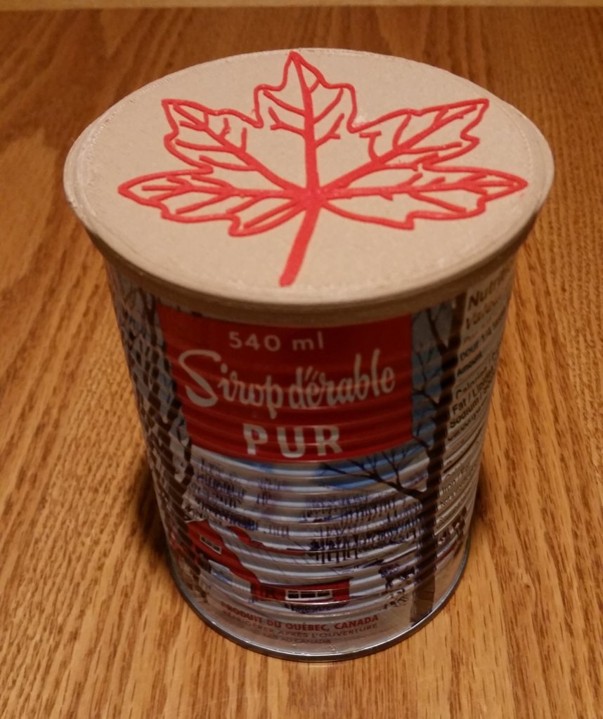 Maple Syrup Can Lid (85mm) by lavamind | Download free STL model ...