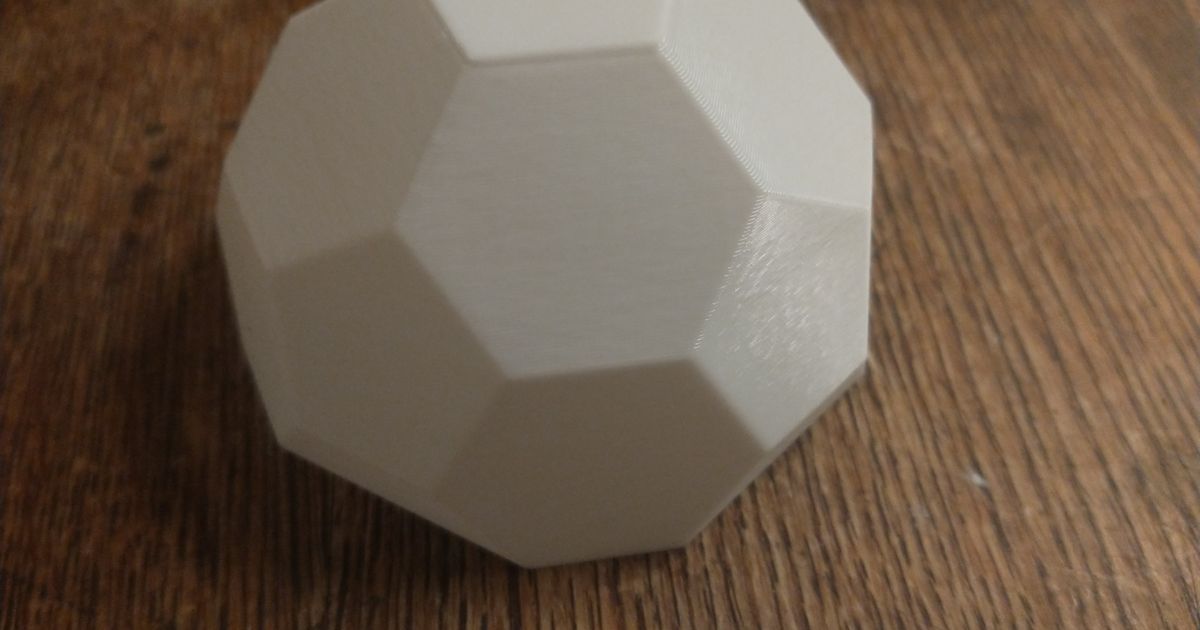 Truncated Icosahedron 5/9 Dome by Books | Download free STL model ...