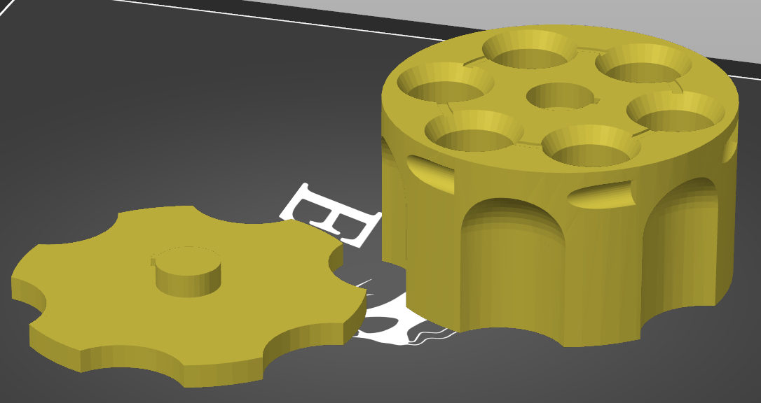 Revolver Style Dice Box by JakefromEarth | Download free STL model ...