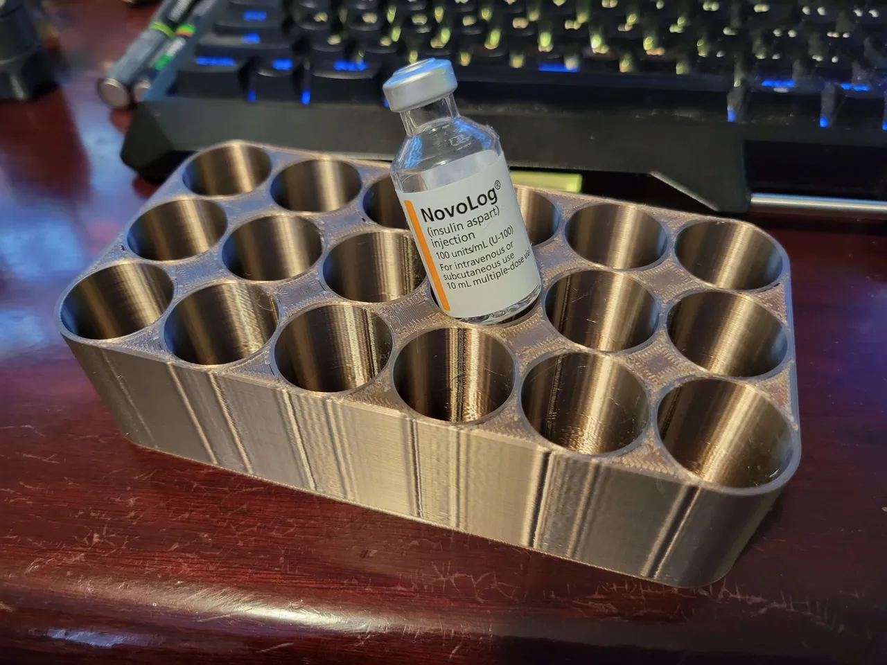 Insulin Bottle Rack by Smileynulk | Download free STL model ...