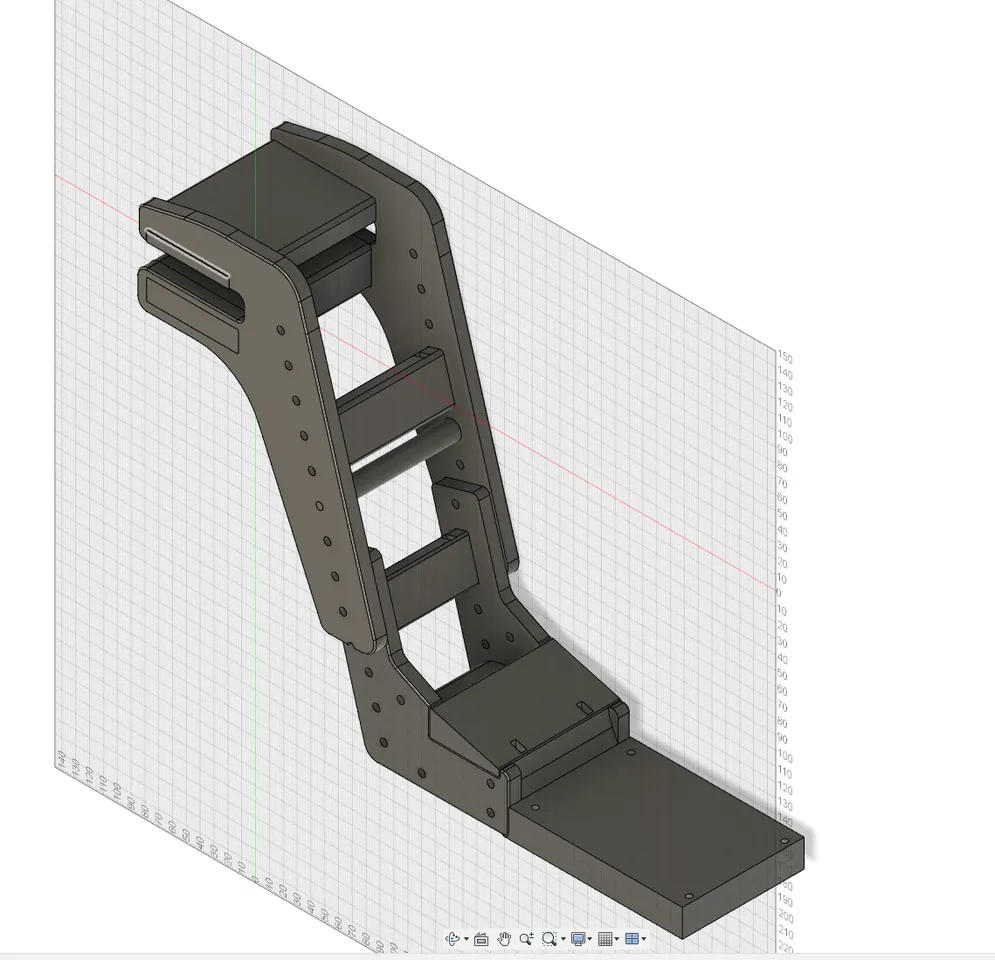 Virpil Joystick Desk Mount by josh fm | Download free STL model ...