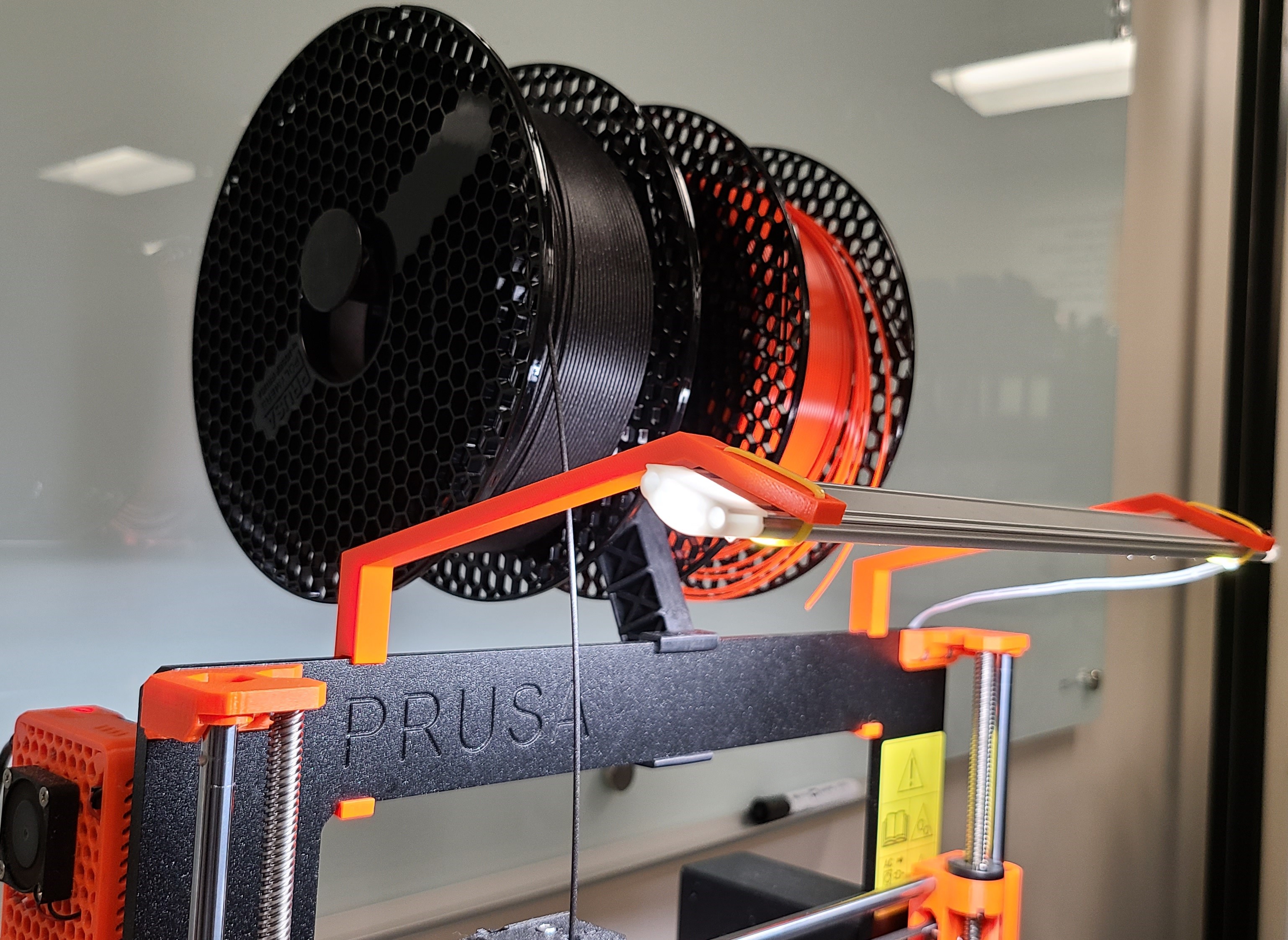 Arms to hold LED bar light for Prusa i3 MK3S by Scotthon | Download ...