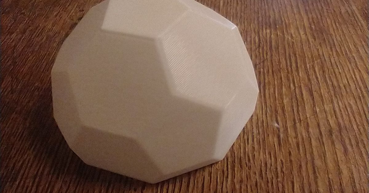 Truncated Icosahedron Hemisphere by Books | Download free STL model ...