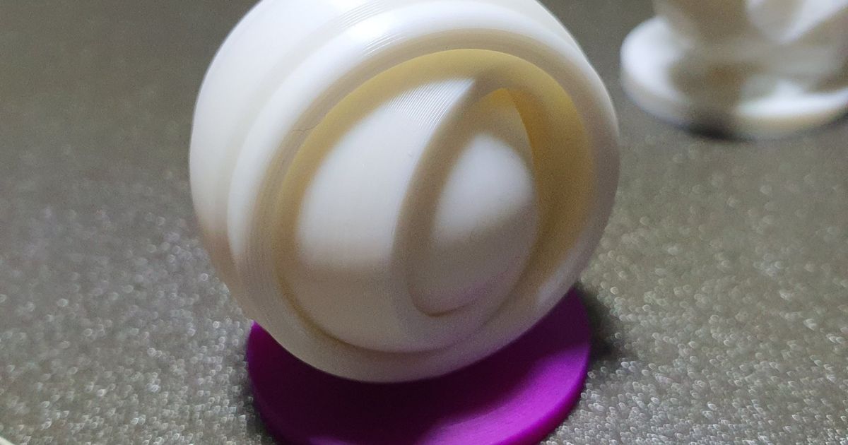 rotating rings fidget and 45er adapter by yahbluez | Download free STL ...