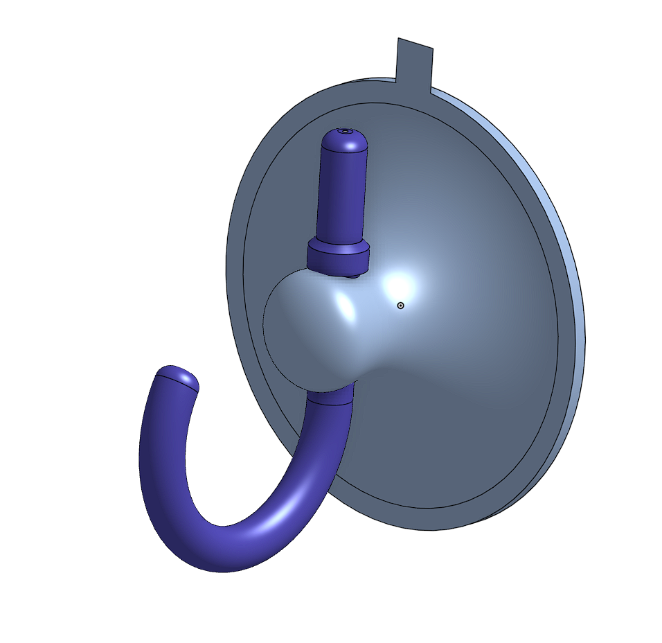 Suction cup hook autorstwa Radu Martin | Pobierz darmowy model STL ...