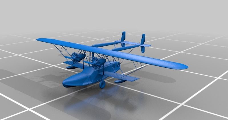 Sikorsky S-38 seaplane by cellocgw | Download free STL model ...