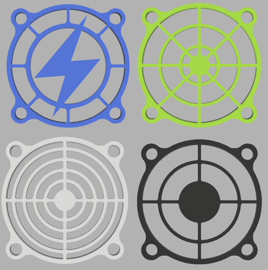 Light 40mm fan protection - Different designs by AASTRUP 3D | Download ...