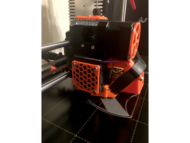 Prusa i3 MK3 Hotend Fan Cover Grille (for black fan without rubber ...