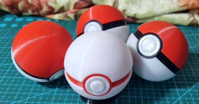Mini Pokeball by spdwalrus | Download free STL model | Printables.com