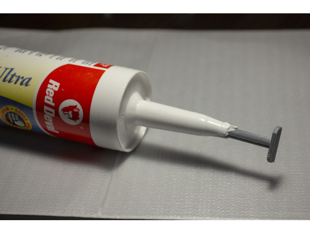 Caulk Tube Nail Plug by Mr_Tantrum | Download free STL model ...