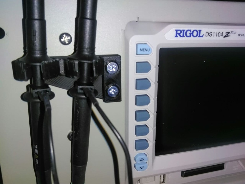 Rigol Rm Ds1000z Oscilloscope Probe Holder By User0180 Download Free Stl Model