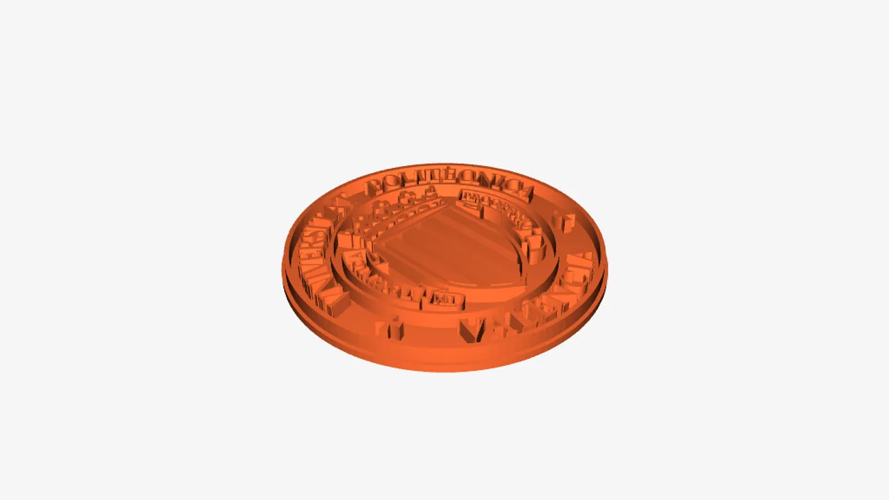 UPV 3D logo by misan | Download free STL model | Printables.com