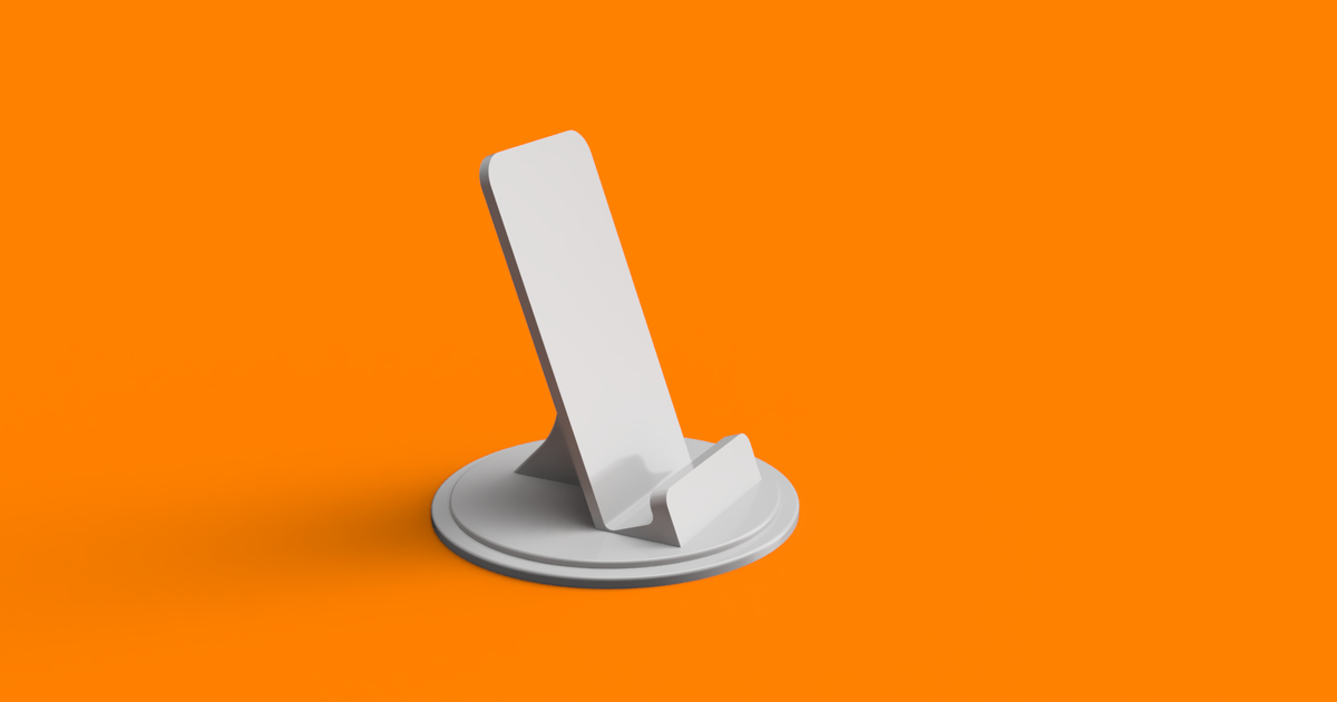 Smartphone Stand by CrazyTim | Download free STL model | Printables.com
