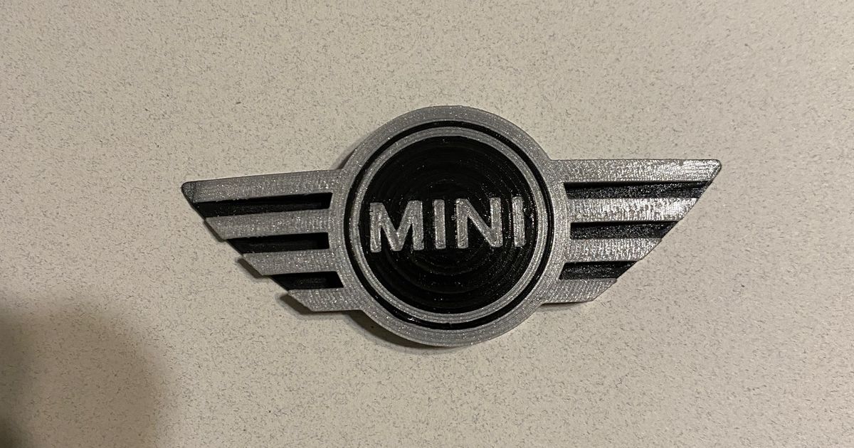 tweaked Mini Cooper logo single extruder magnet by Asus1357 | Download ...