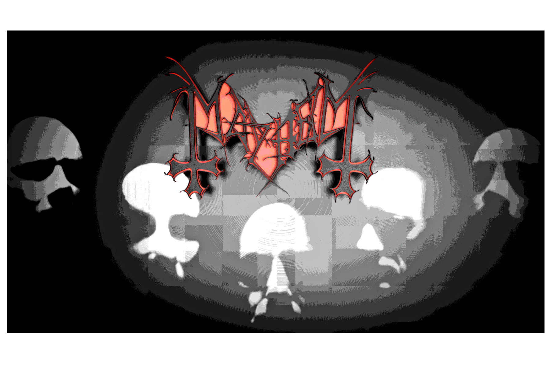 Mayhem band logo wallart by Dan Henriksen | Download free STL model ...