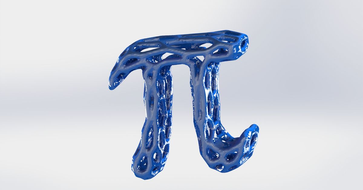 Pi Voronoi by Tom_3D | Download free STL model | Printables.com