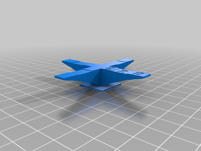 Overhang Test in Four Directions - 65 to 75 degrees by humebeam ...